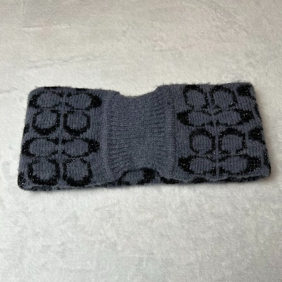 Coach | Accessories | Coach Metallic Signature C Jacquard Headband ...